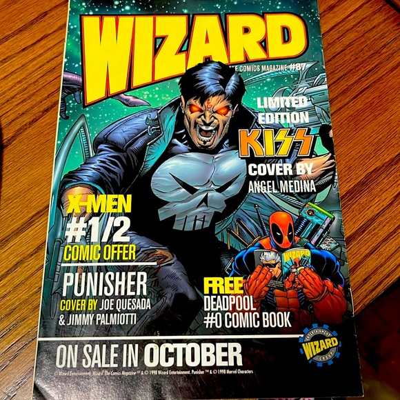Accents | Wizard Comics Magazine 87 Kiss Special Edition 1998 Kiss ...